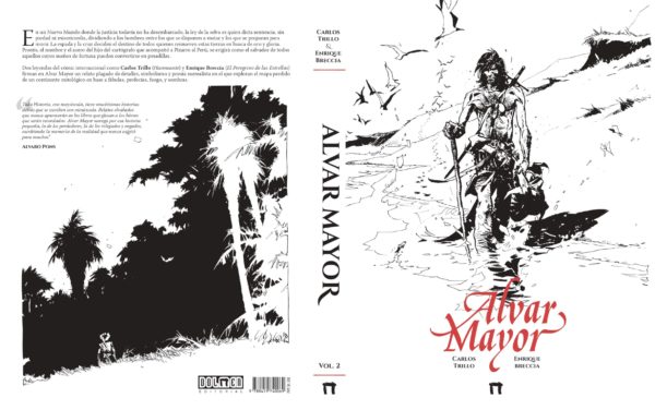 Portada defintiva para el segundo volumen de Alvar Mayor – Dolmen Editorial