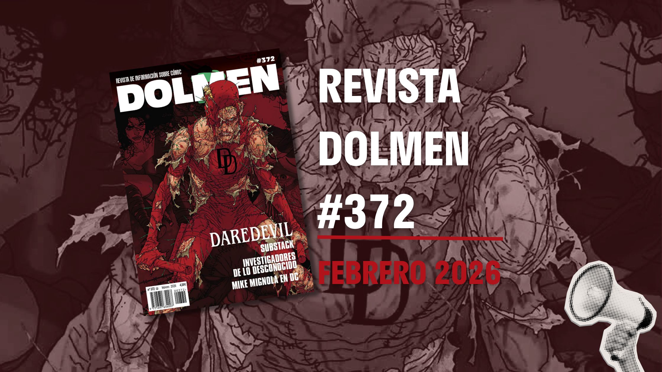 Prepárate para la nueva Dolmen 372-Febrero 2026 - Dolmen Editorial